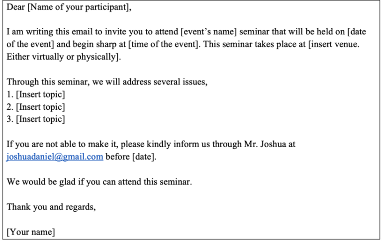 9 Best Business Event Invitation Email Examples Ideas | Virtual Edge