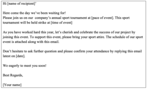 9 Best Business Event Invitation Email Examples Ideas | Virtual Edge