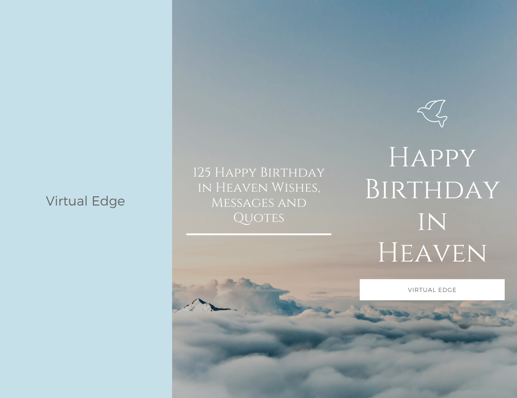 125 Happy Birthday in Heaven Wishes, Messages and Quotes | Virtual Edge