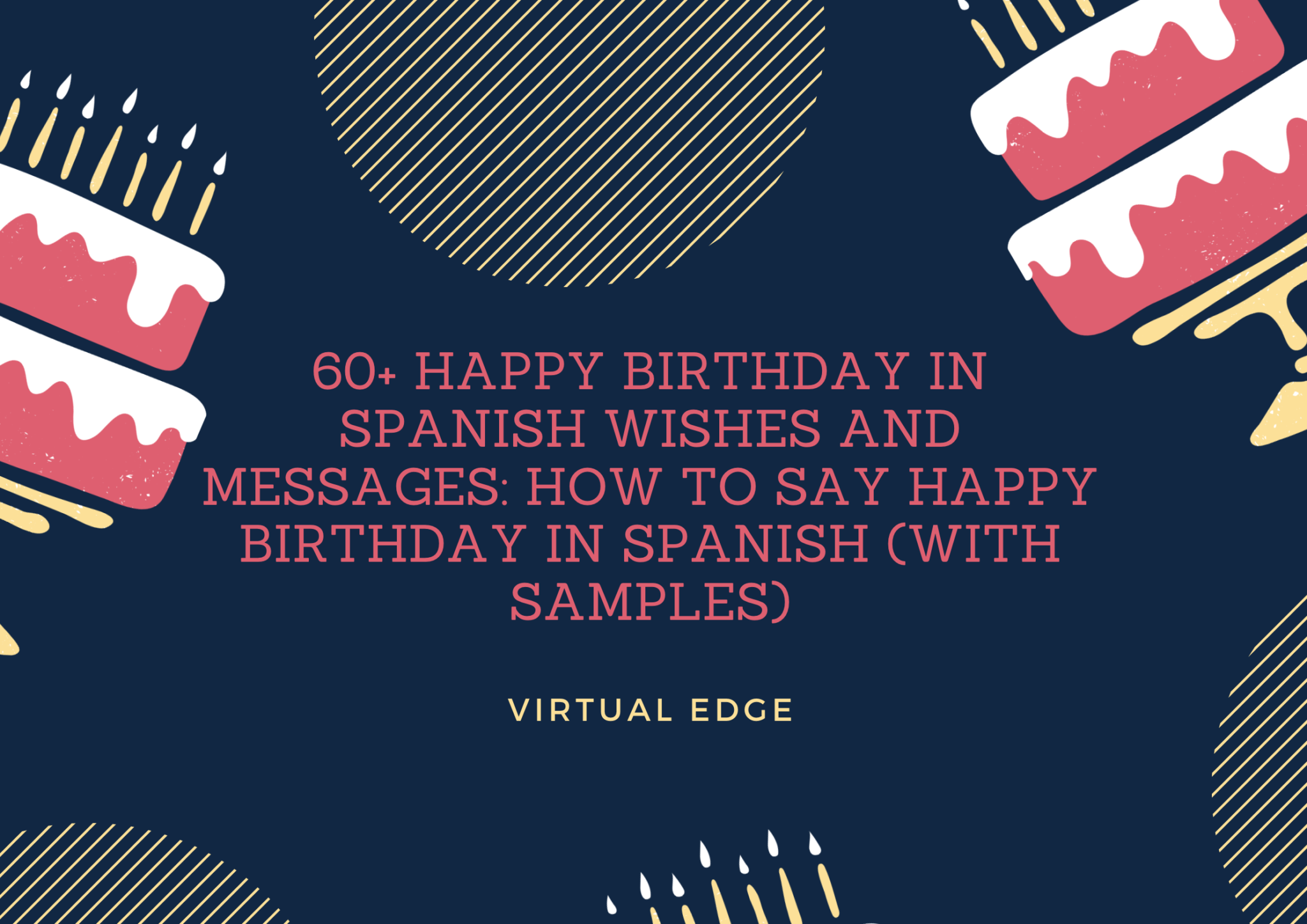 60+ Happy Birthday in Spanish Wishes and Messages: How to Say Happy ...
