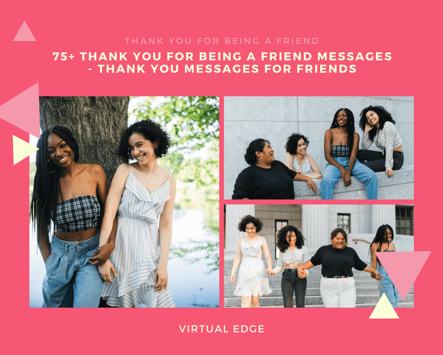 75+ Thank You for Being a Friend Messages - Thank You Messages For ...